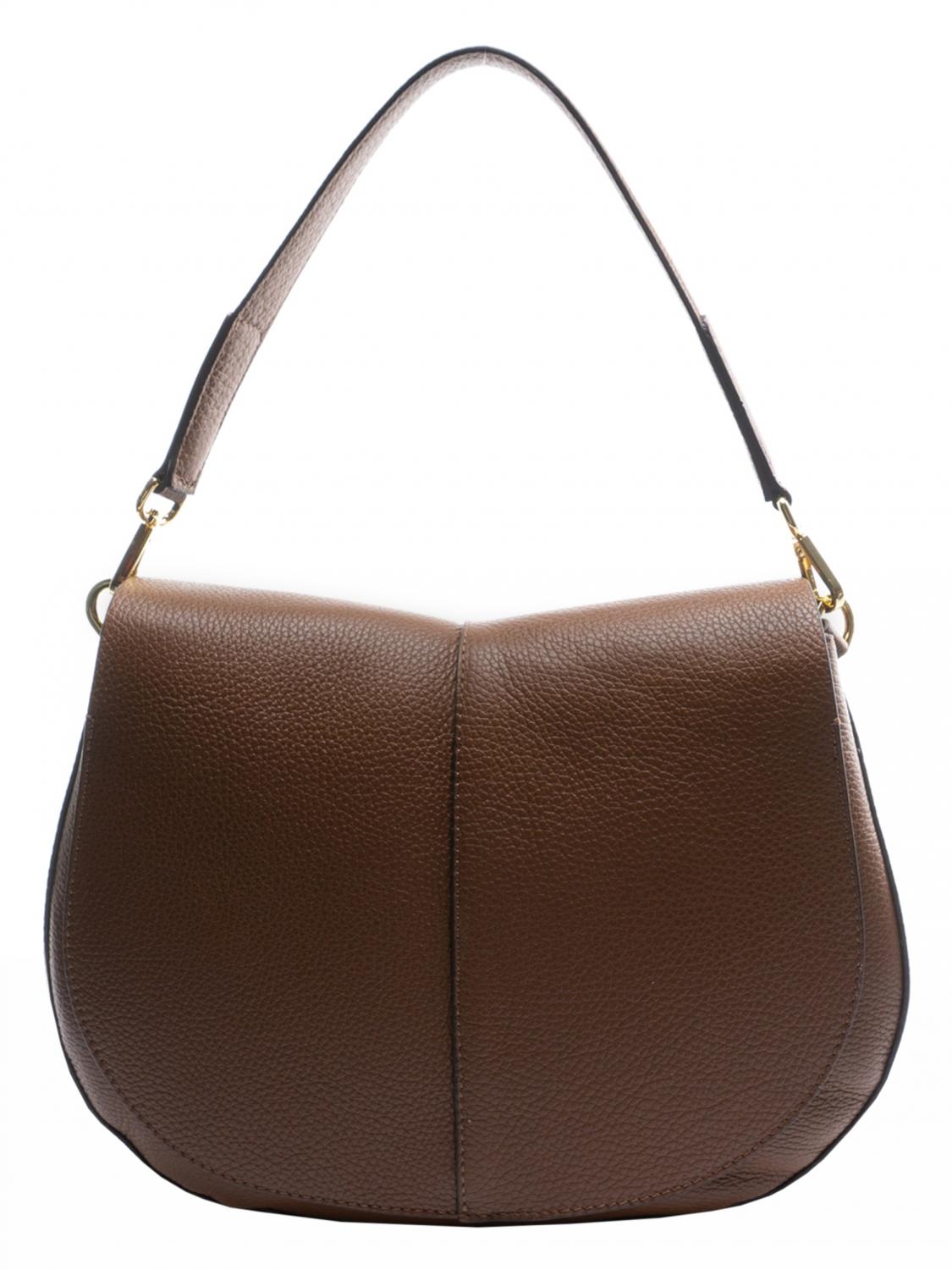 Gianni Chiarini Helena Round Borsa A Spalla In Pelle Con Tracolla Secoya - Acquista A Prezzi Outlet!