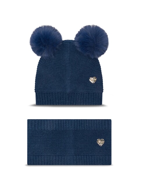 Guess Kids Set Cappello E Sciarpa Secret Blue - Acquista A Prezzi Outlet!