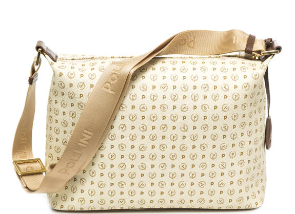 Pollini Heritage Classic Borsa A Tracolla Avorio/Marrone - Acquista A ...