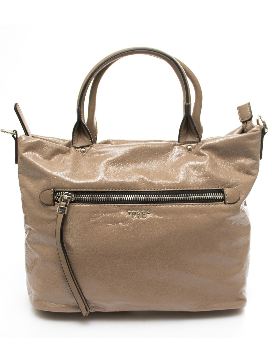 Tosca Blu Blue Tosca Morgana Borsa A Mano, In Poliuretano Fango ...