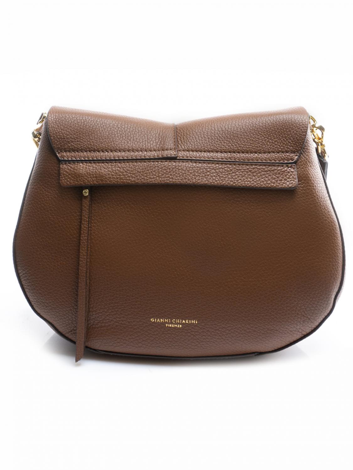 Gianni Chiarini Helena Round Borsa A Spalla In Pelle Con Tracolla Secoya - Acquista Su Le Sac!