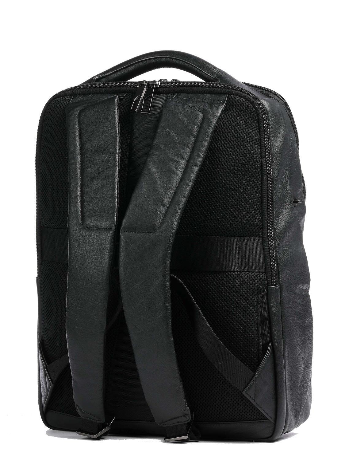 Piquadro Akron Zaino In Pelle Antifurto, Porta Pc 15,6" Nero - Acquista ...