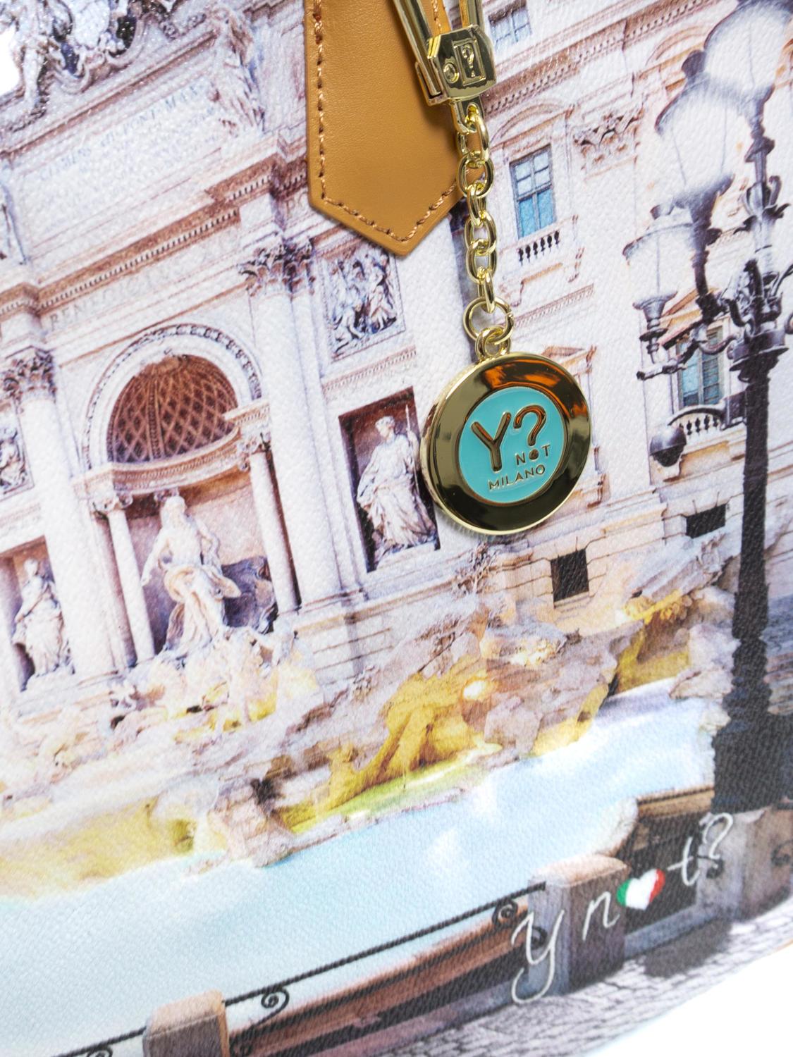 Ynot Yesbag Tote Bag Capiente Roma Trevi - Acquista A Prezzi Outlet!
