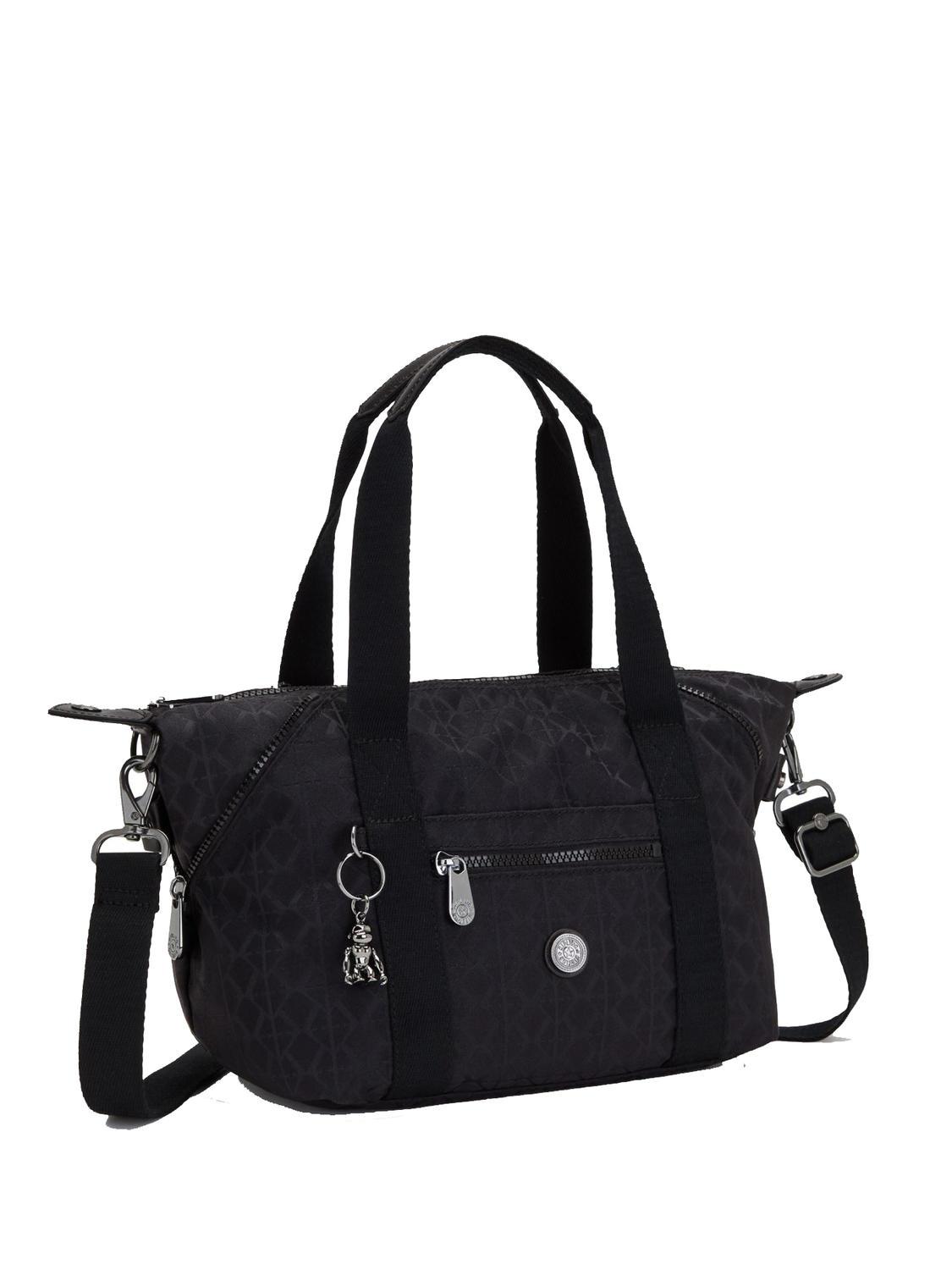 Kipling Art Mini Mini Bag A Mano Signature Black Qvc - Acquista A ...