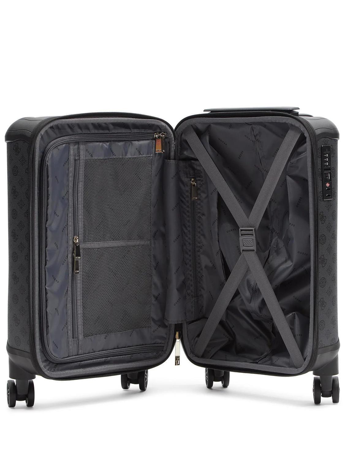 Guess Wilder Trolley Bagaglio A Mano Grigio Scuro - Acquista A Prezzi ...