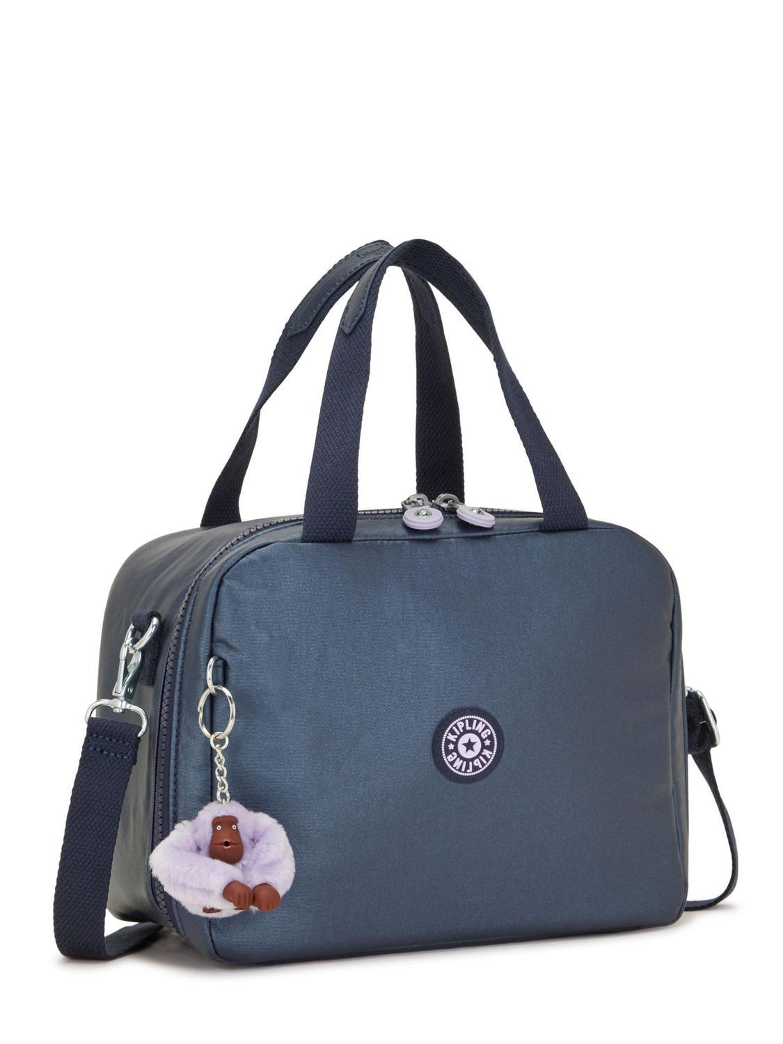 Kipling Miyo Borsa Porta Pranzo Con Tracolla Admiral Bl Metallic ...