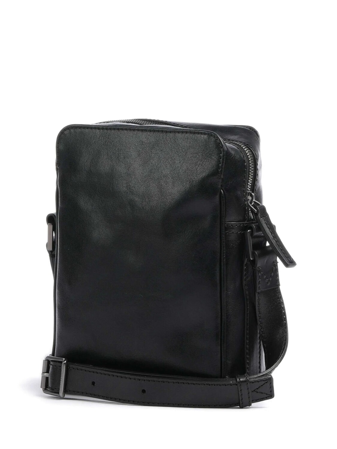 The Bridge Fabio Borsello In Pelle Nero/Rutenio Scuro Opaco - Prodotti ...