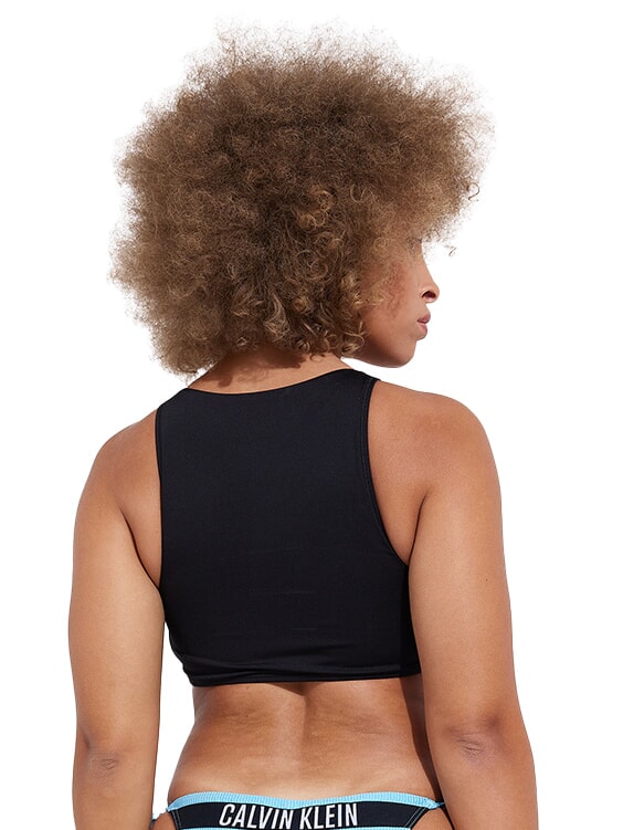 Calvin Klein Ck Costume Top Sportivo Ck Black - Acquista A Prezzi Outlet!