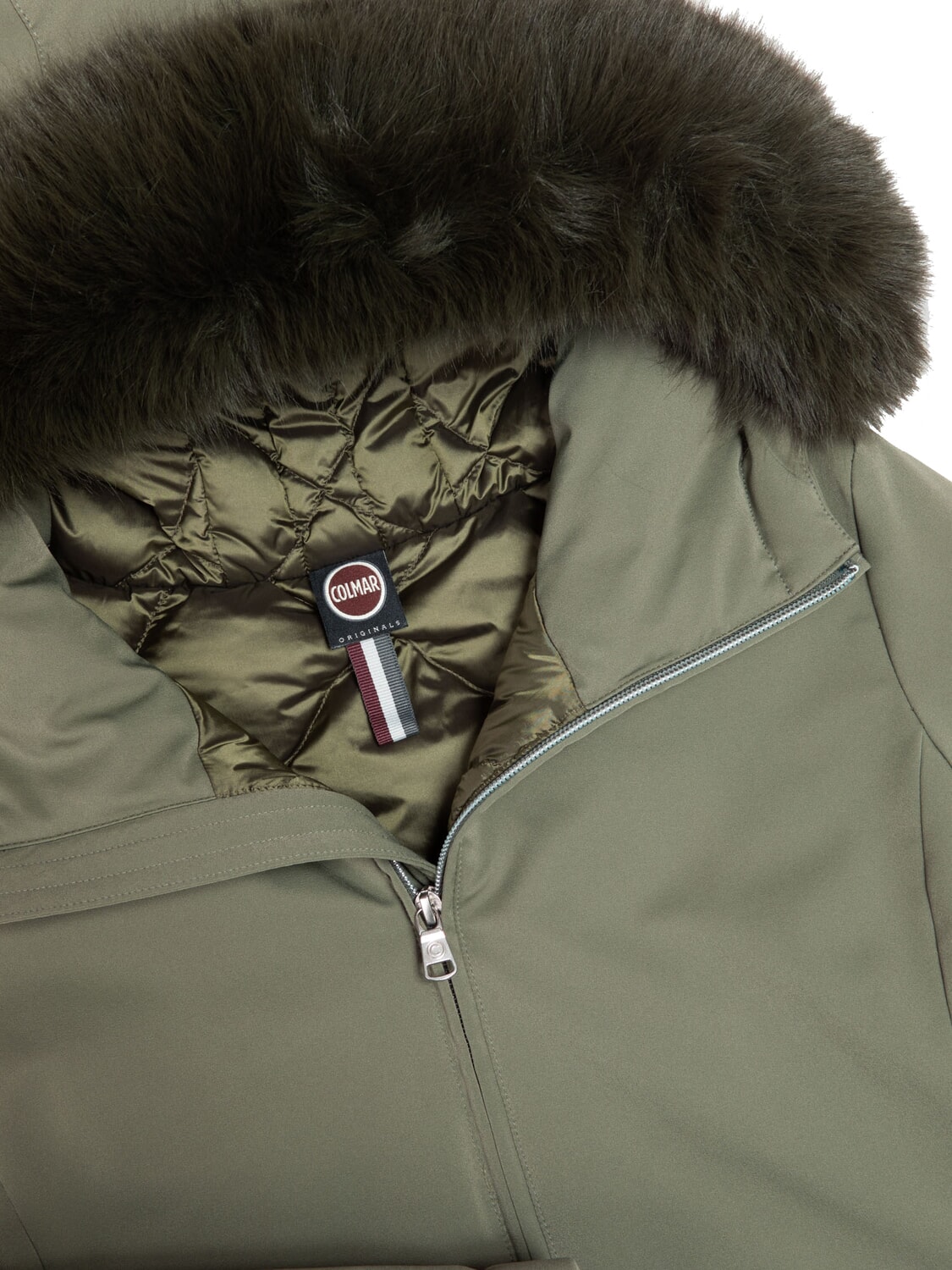 Colmar Pureness Giacca Lunga Imbottita Con Cappuccio Mud - Acquista A ...